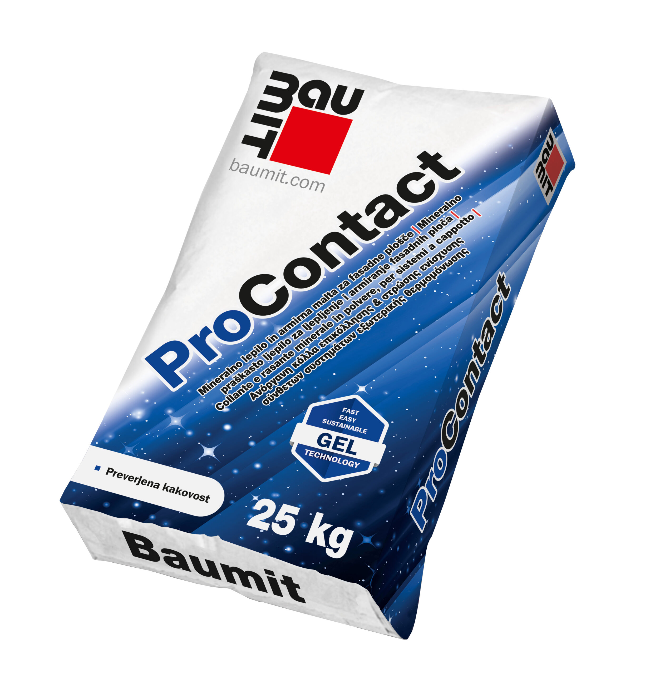 Baumit ProContact: Fasadno lepilo za lepljenje in armiranje